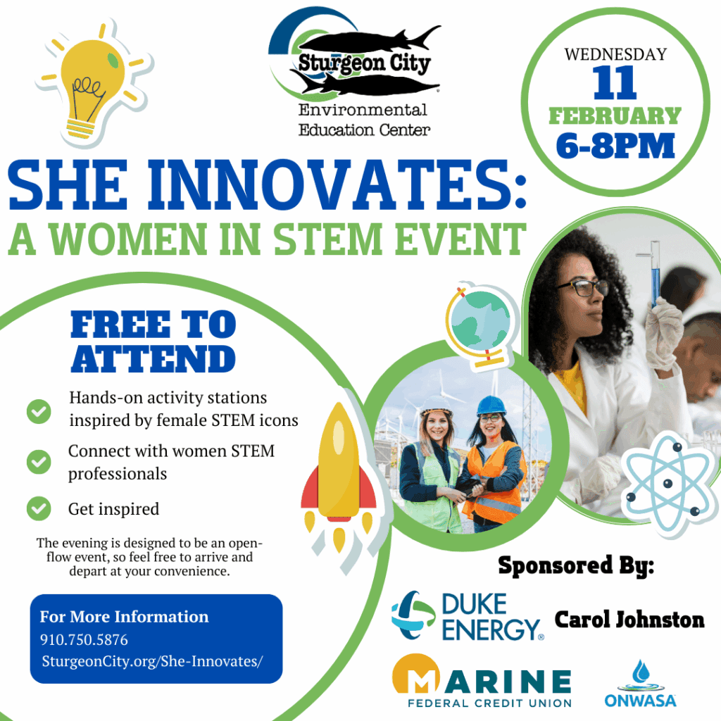 She Innovates: A Women in STEM Event – Sturgeon City